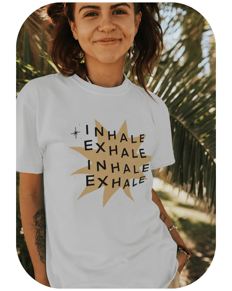 Inhale Exhale T Shirt Self Care Is For Everyone