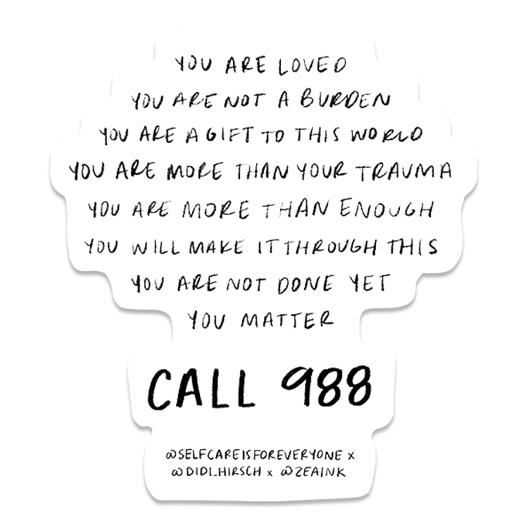 Stickers – Self-Care Is For Everyone